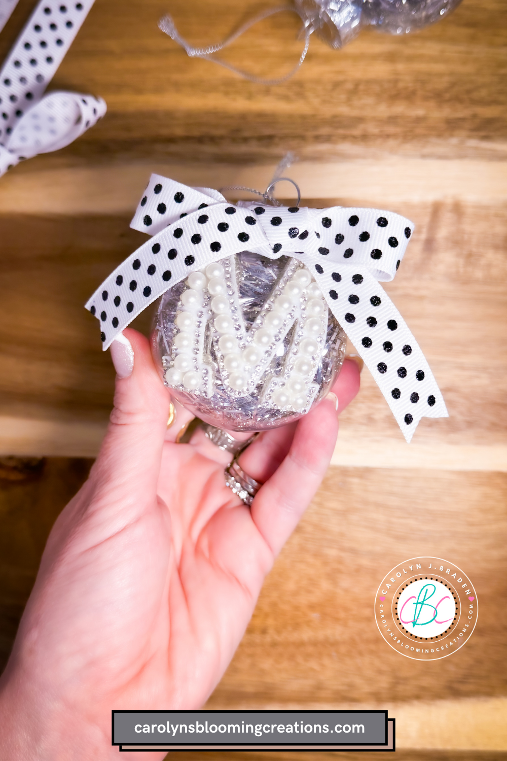 How to Make a Varsity Letter Ornament in 10 Minutes — DIY Home ...