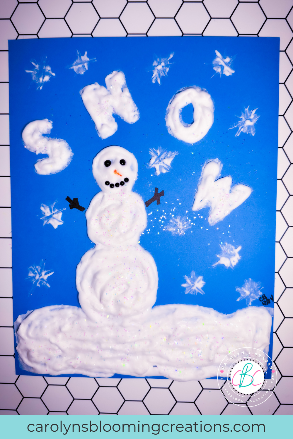 How to Make 2 Ingredient Shaving Cream Puffy Snow Paint — DIY Home ...