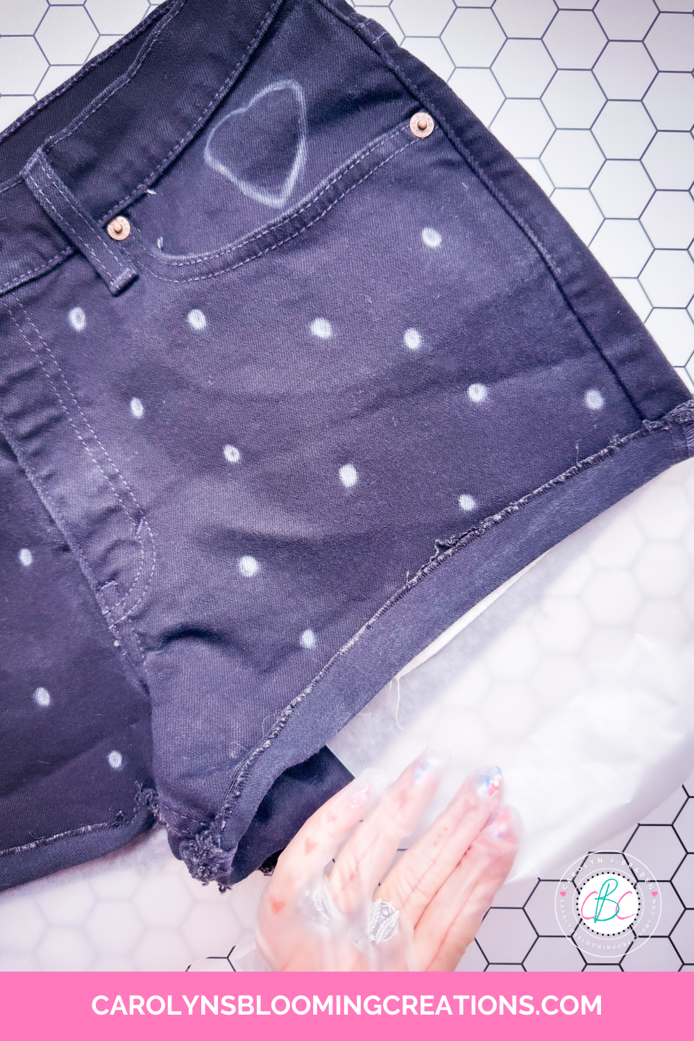 How to Create Bleach Pen Designs on Black Denim — DIY Home Improvements ...