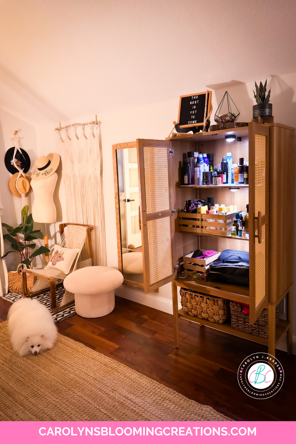 Easy Hair Product Storage Solution with Wireless Lighting — DIY Home ...