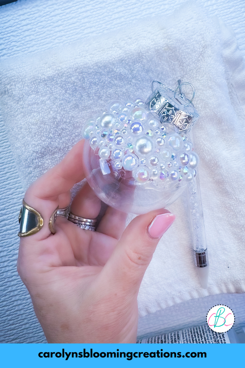 How to Make DIY Rhinestone and Pearl Bling Ornaments — DIY Home ...