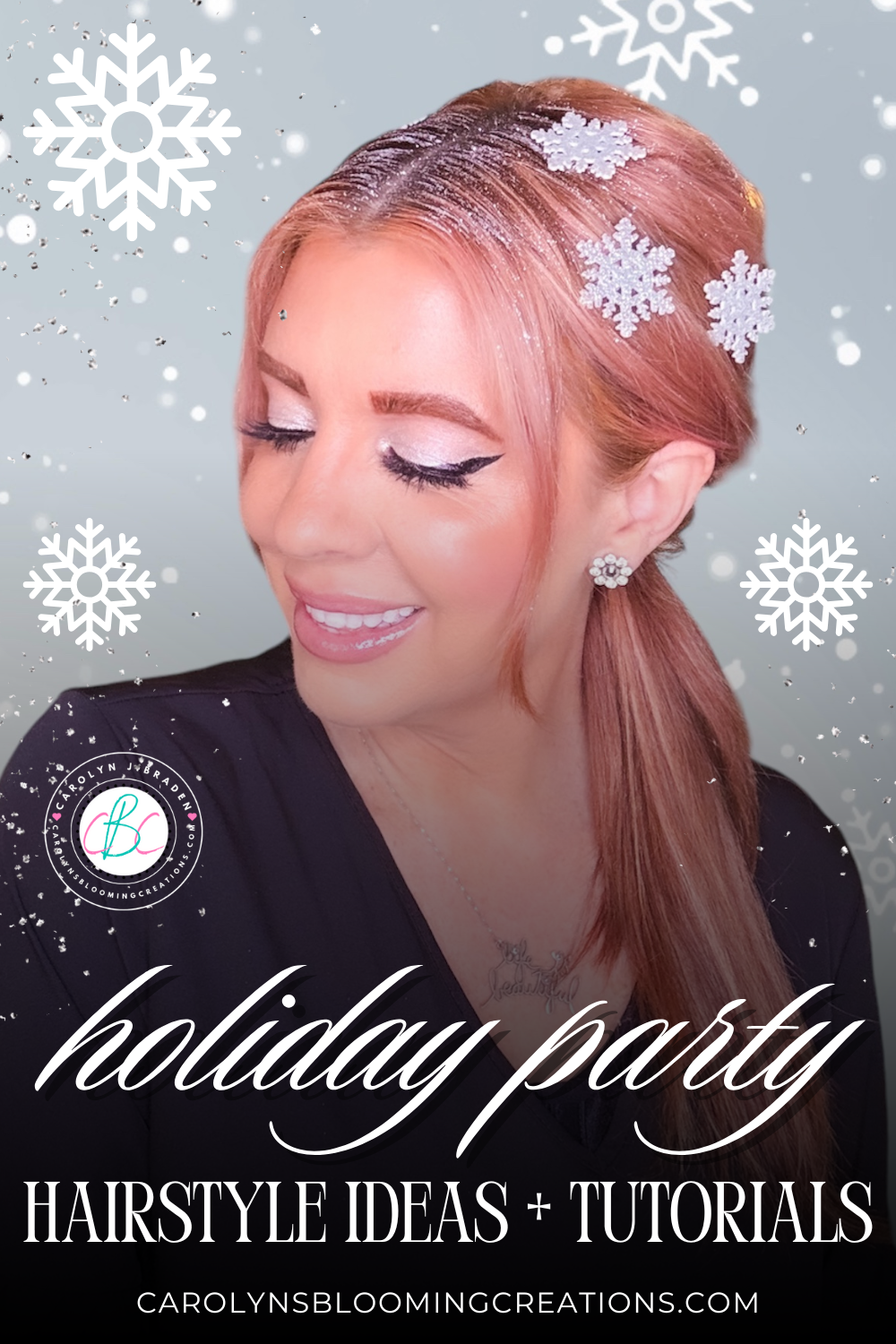 Holiday Party Hairstyle Ideas and Hair Tutorials — DIY Home ...