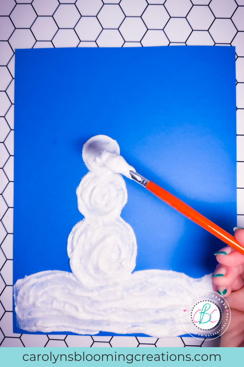 How to Make 2 Ingredient Shaving Cream Puffy Snow Paint — DIY Home ...