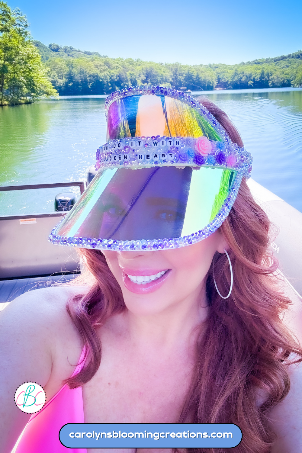 Taylor Swift Broken Heart Visor : Eras Tour DIY Craft — DIY Home ...