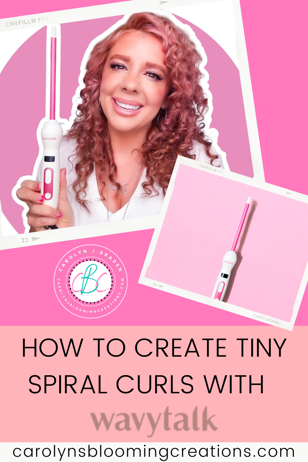 How to Create Tiny Spiral Curls with Wavytalk Curling Iron — DIY Home ...