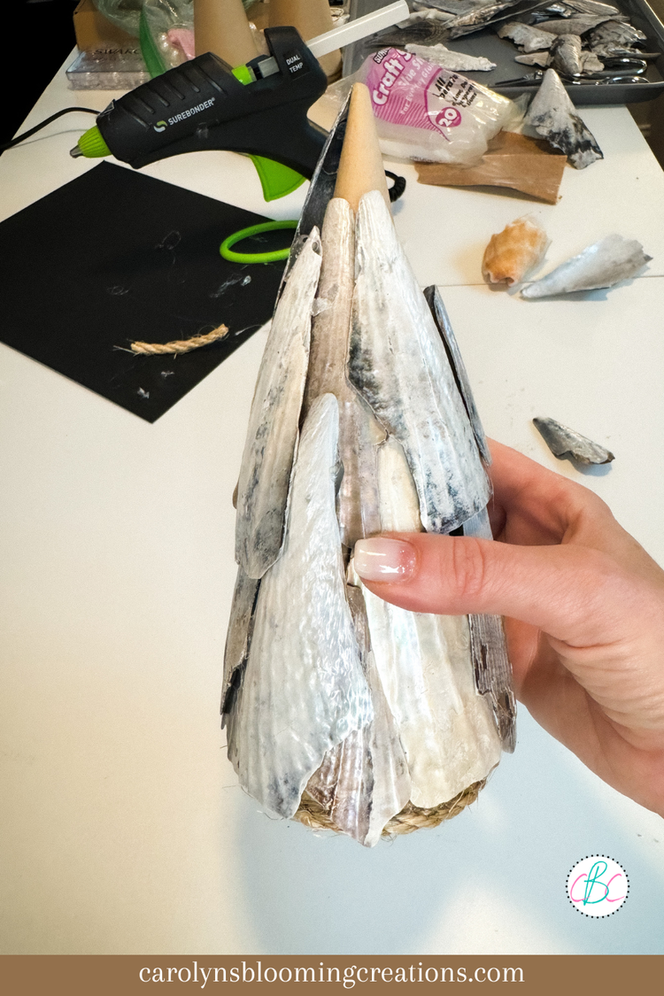 How To Make a Seashell Christmas Tree — DIY Home Improvements Carolyn's ...