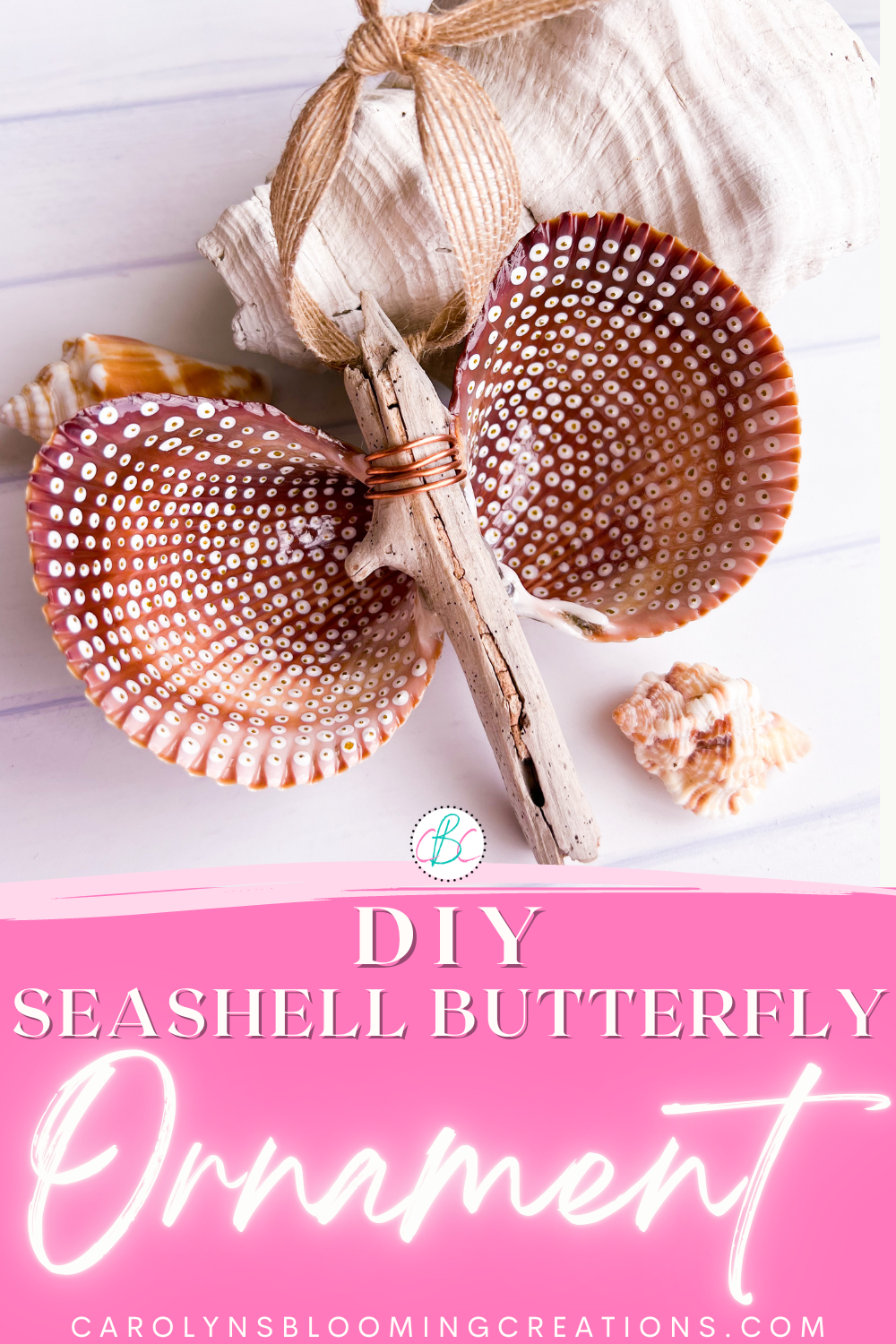 How to Make Butterfly Seashell Ornaments — DIY Home Improvements ...