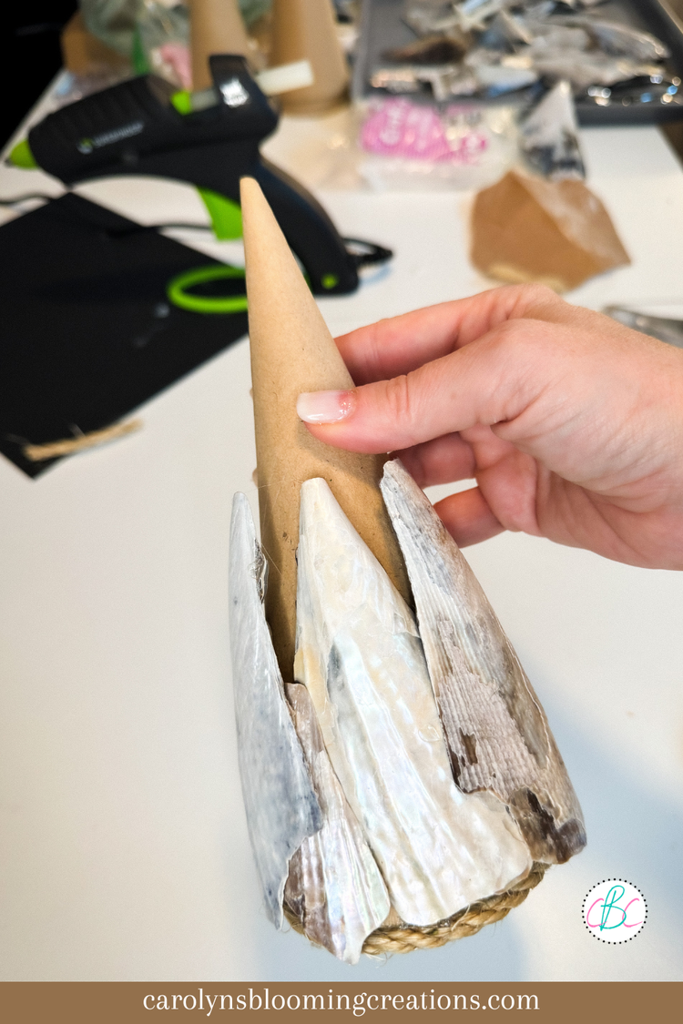 How To Make a Seashell Christmas Tree — DIY Home Improvements Carolyn's ...