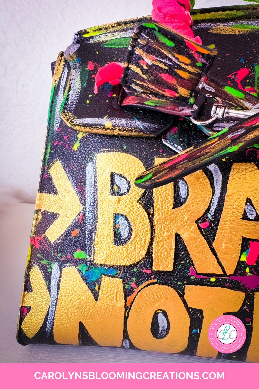 How to Make a Hand Painted Birkin Dupe — DIY Home Improvements Carolyn ...