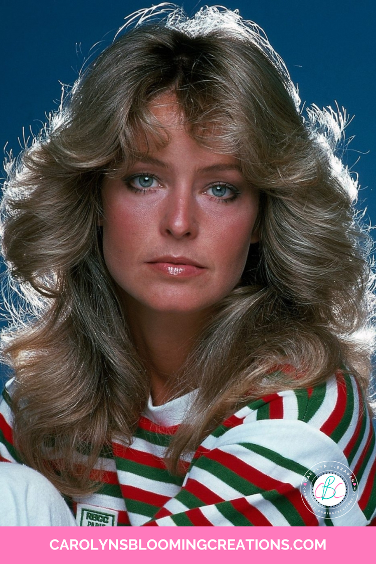Creating a Modern Feathered Cut Farrah Fawcett Layered Hairstyle — DIY ...