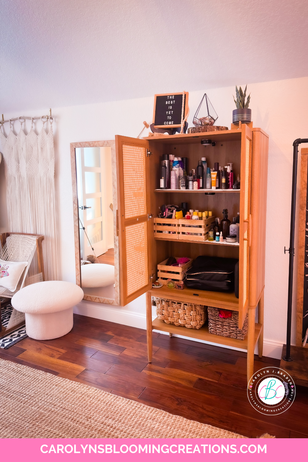 Easy Hair Product Storage Solution with Wireless Lighting — DIY Home ...