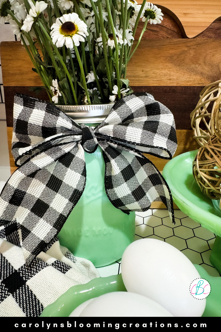 How to Make a DIY Faux Vintage Jadeite Jar Vase — DIY Home Improvements ...