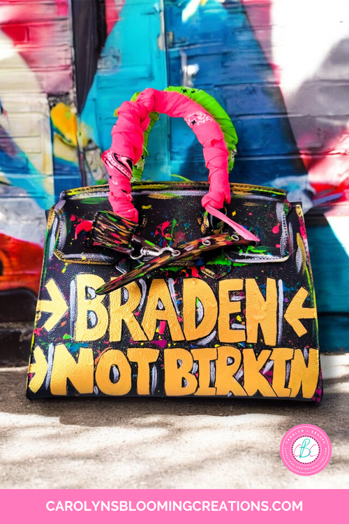 How to Make a Hand Painted Birkin Dupe — DIY Home Improvements Carolyn ...