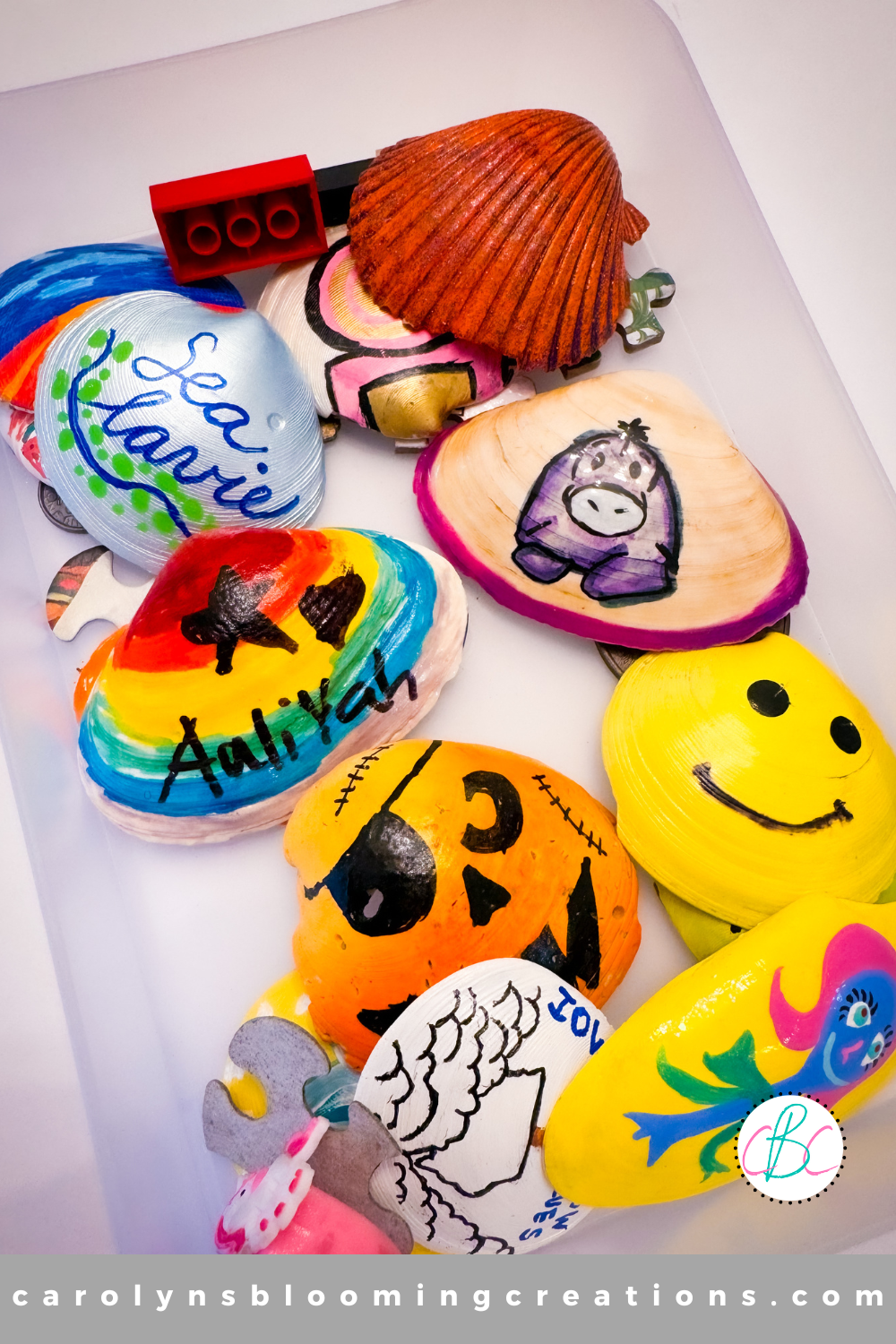 How to Paint Seashells or Rocks and Resin Seal — DIY Home Improvements ...
