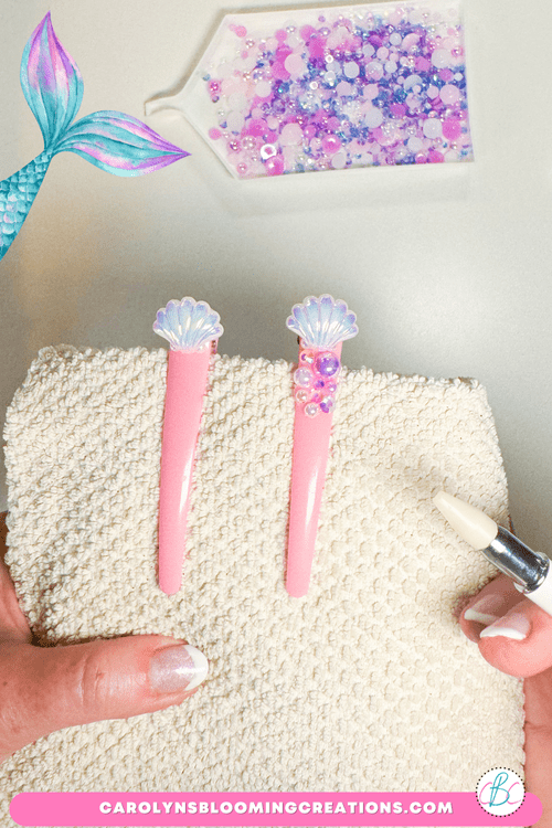 How to Make Mermaid Hair Clips — DIY Home Improvements Carolyn's ...