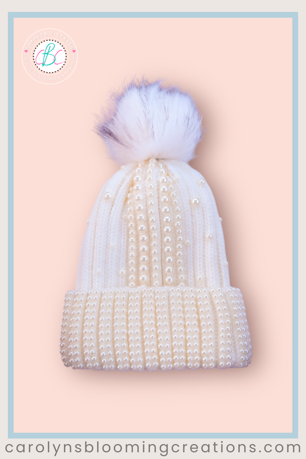 How to Create a Winter Bling Beanie Hat — DIY Home Improvements Carolyn ...