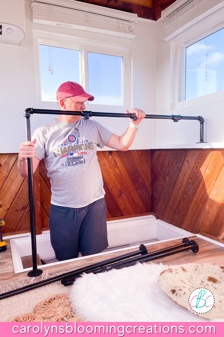 How To Make a DIY Pipe Balcony Safety Rail — DIY Home Improvements ...