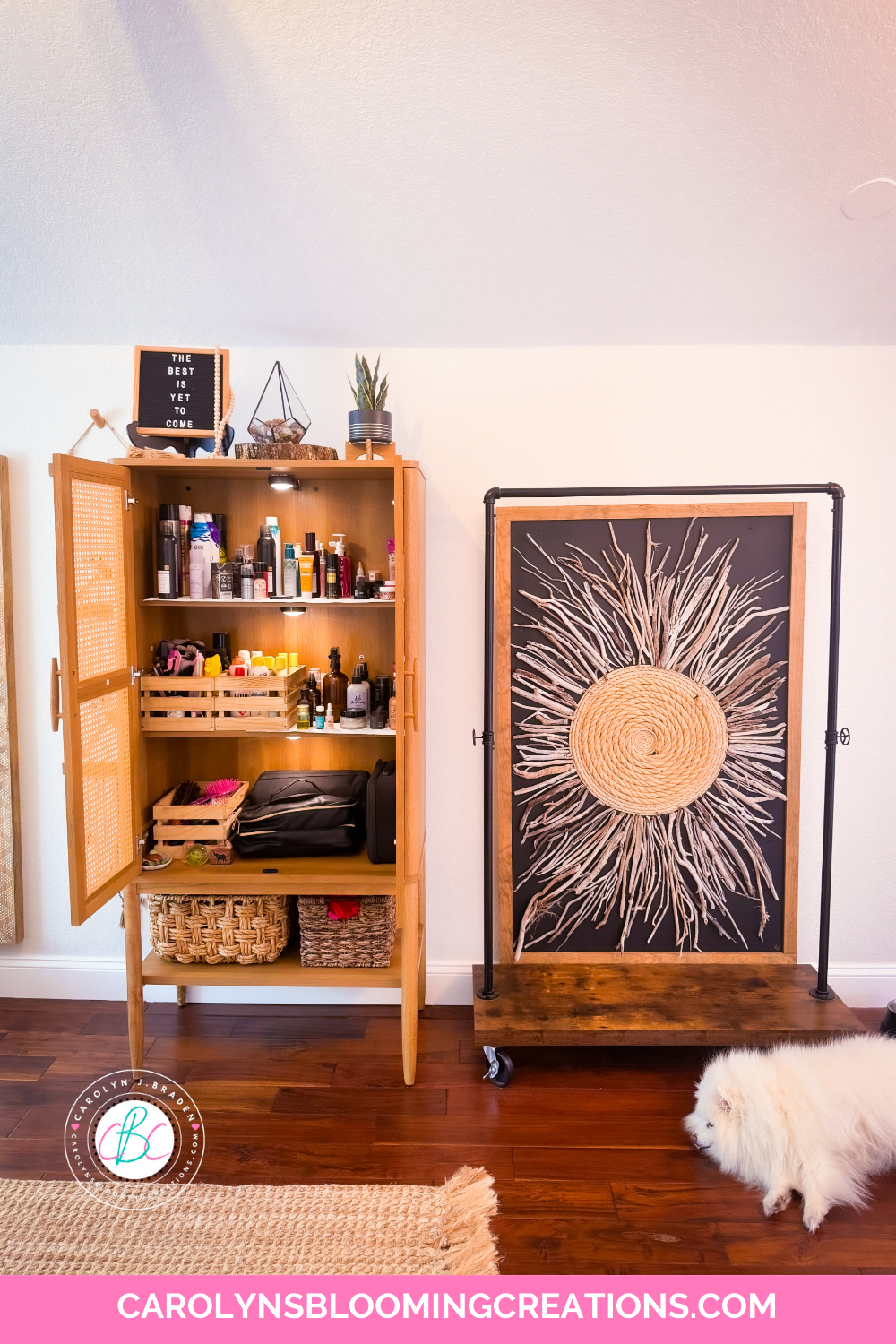 Easy Hair Product Storage Solution with Wireless Lighting — DIY Home ...