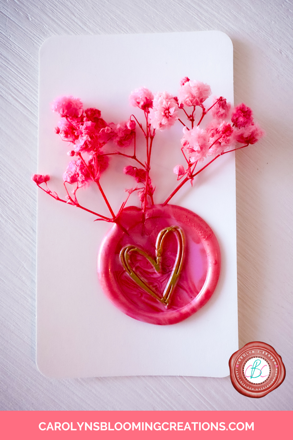 How to Make Dried Flower and Wax Sealed Valentines — DIY Home ...