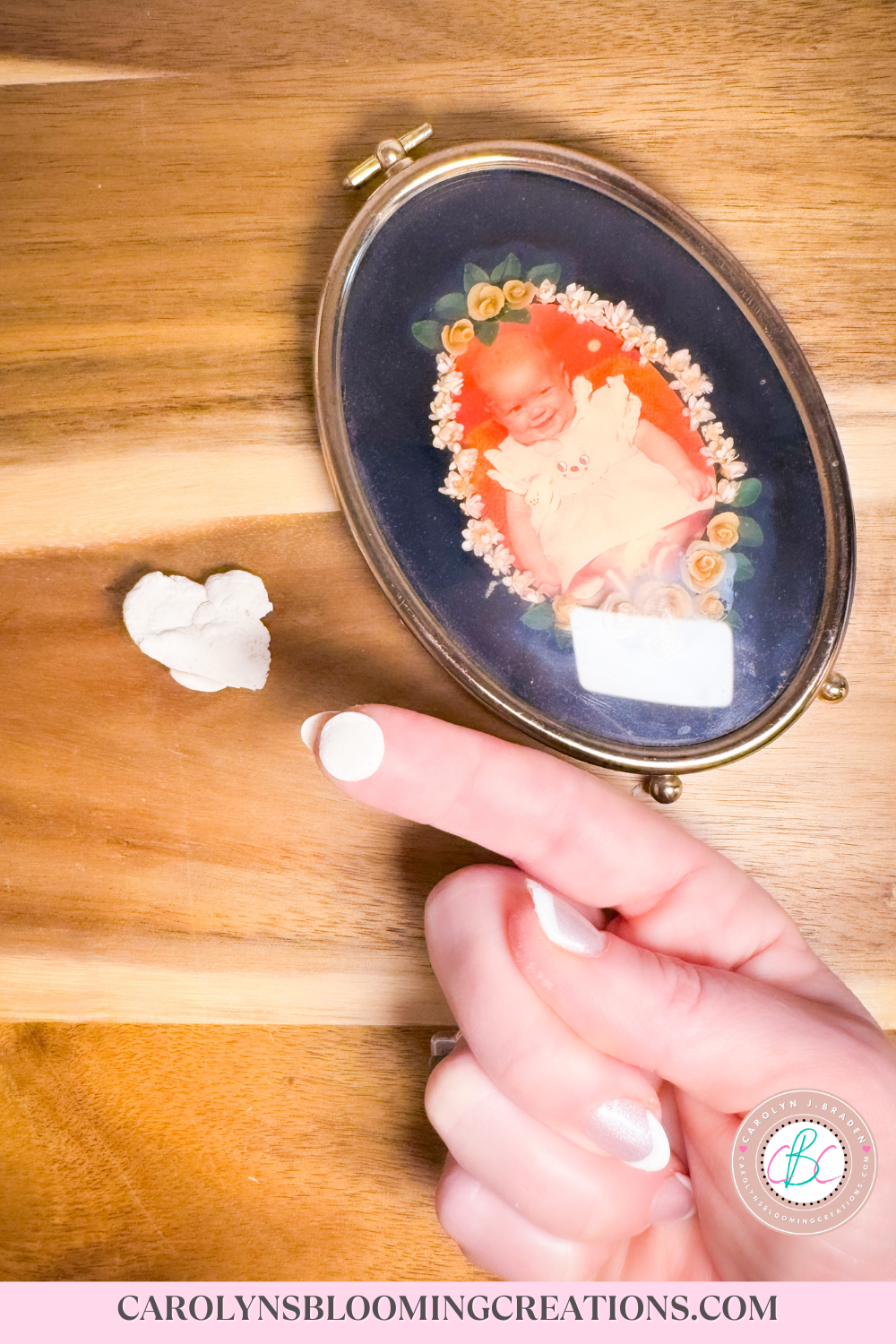 How to Make Bread Dough Roses for Claw Clips and Other Crafts — DIY ...