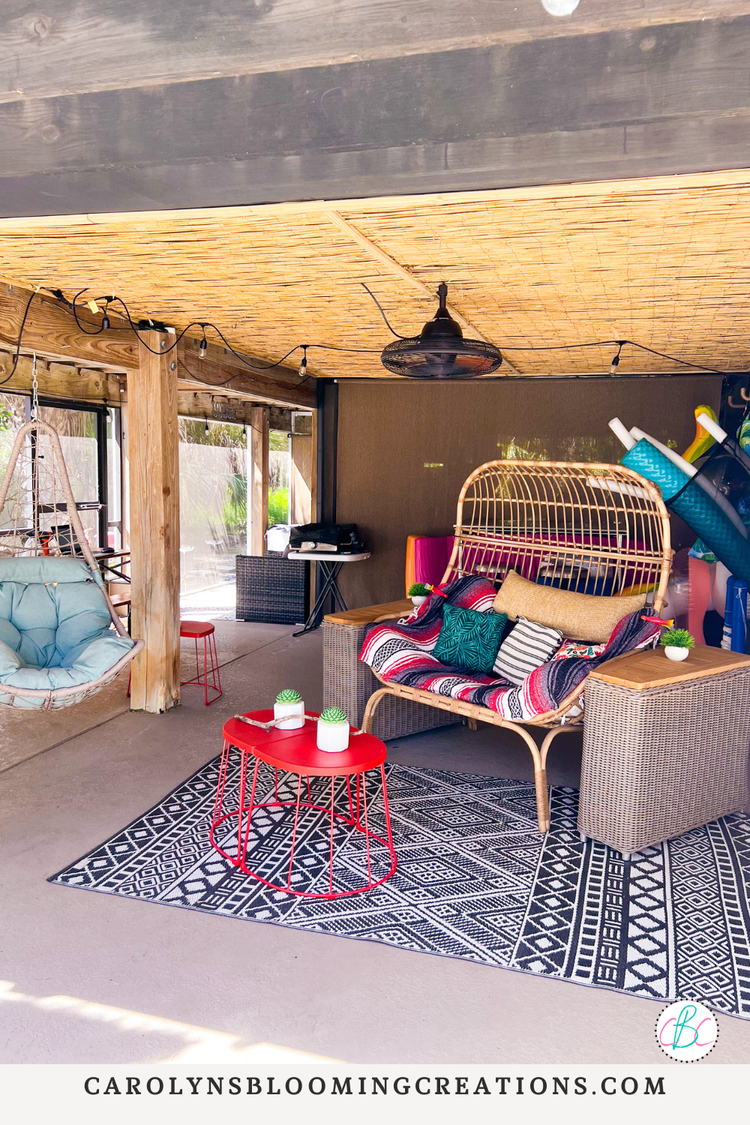 How To Hide Ugly Ceilings With Reed Fencing — DIY Home Improvements ...