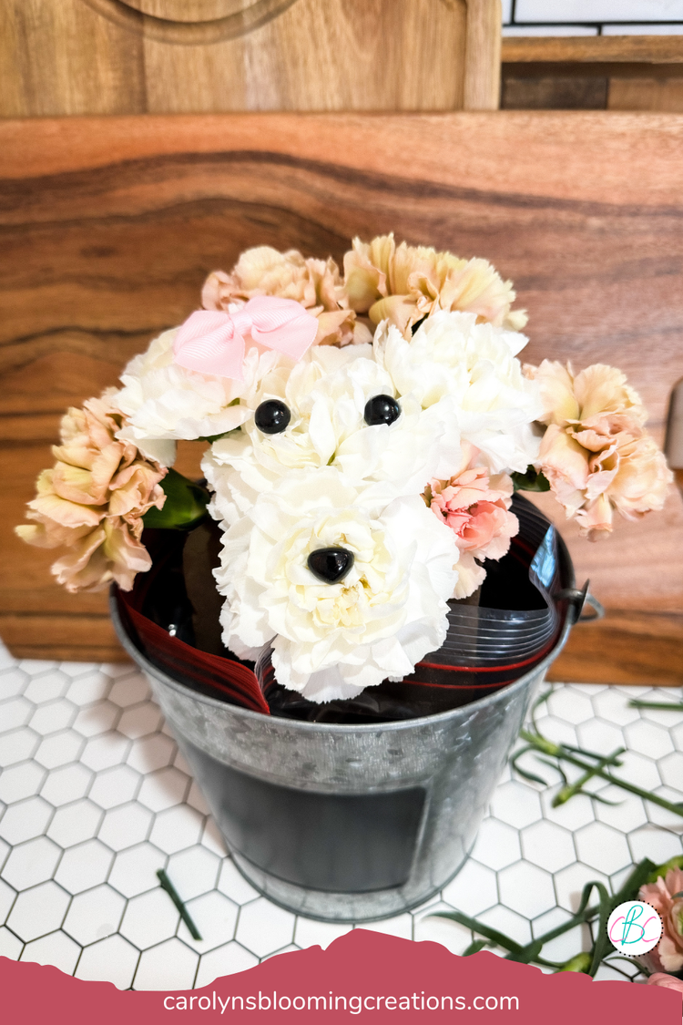 How To Make A Flower Dog Arrangement — DIY Home Improvements Carolyn's ...