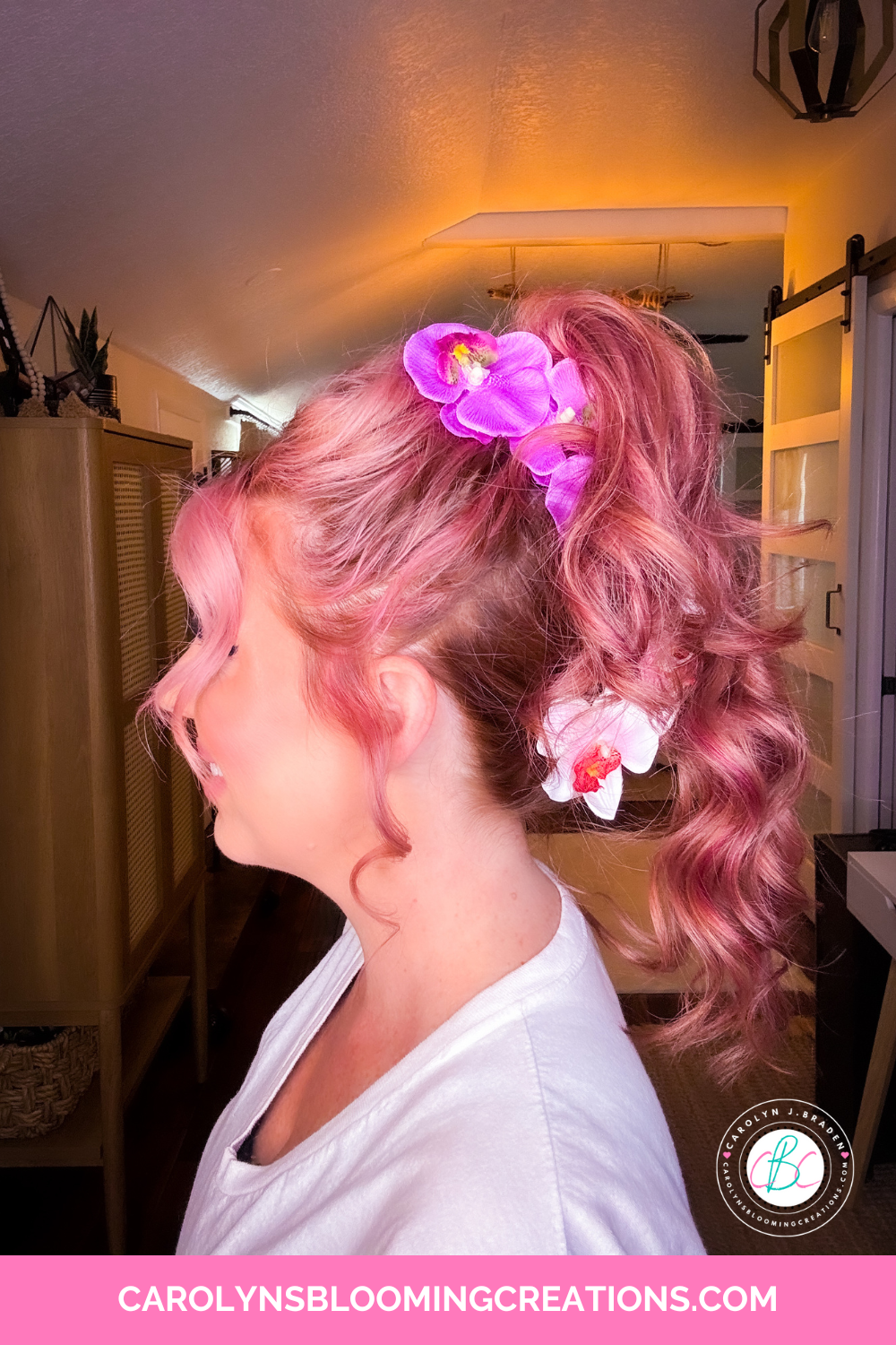 How to Create a Claw Clip Curled Faux Hawk Hairstyle — DIY Home ...