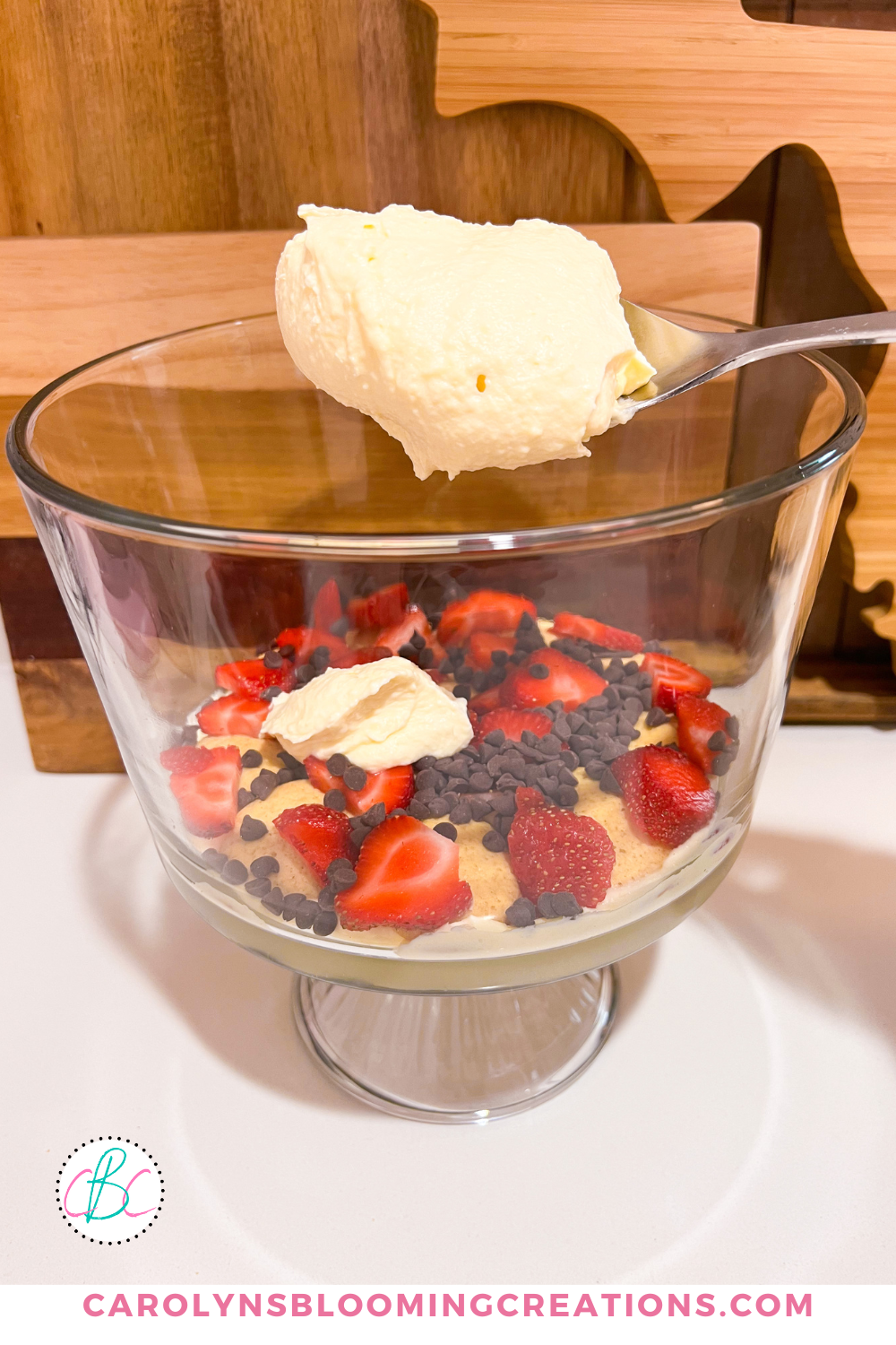 Quick Strawberry Chocolate Dessert Trifle Recipe — DIY Home ...