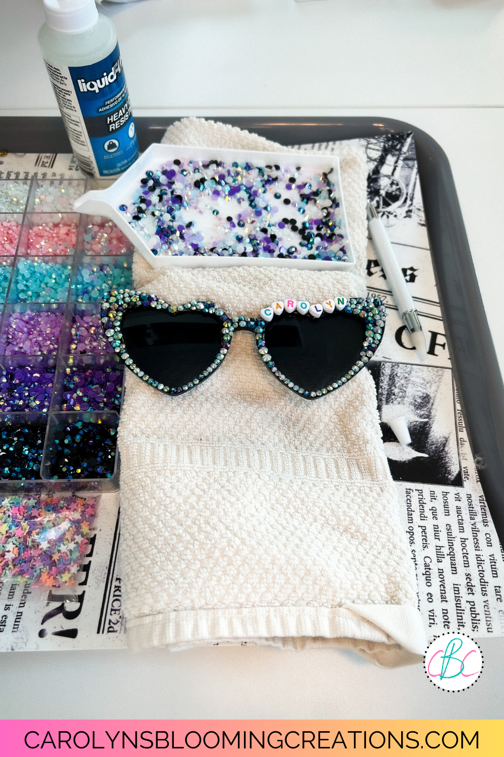 How To Make Sprinkle Sunglasses — DIY Home Improvements Carolyn's ...