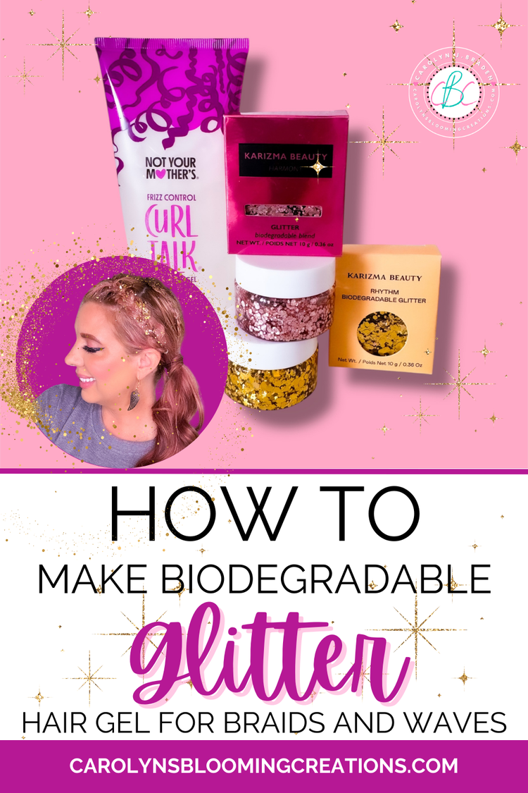 How to Make Biodegradable Glitter Hair Gel for Braids and Waves — DIY ...