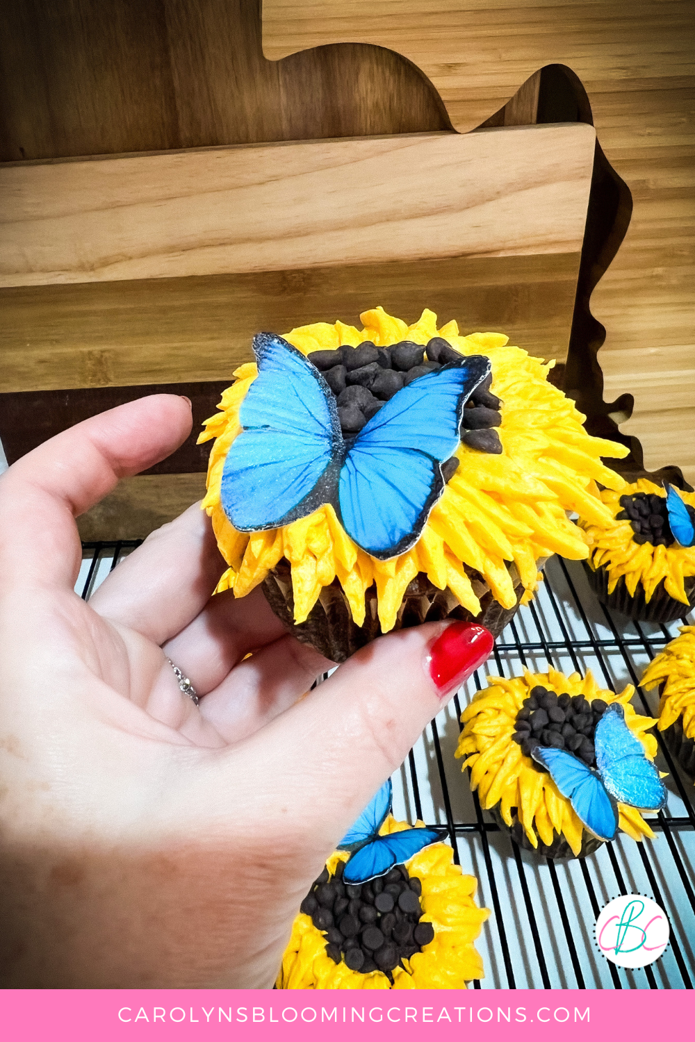 Vincent van Gogh Sunflowers Cupcakes — DIY Home Improvements Carolyn's ...