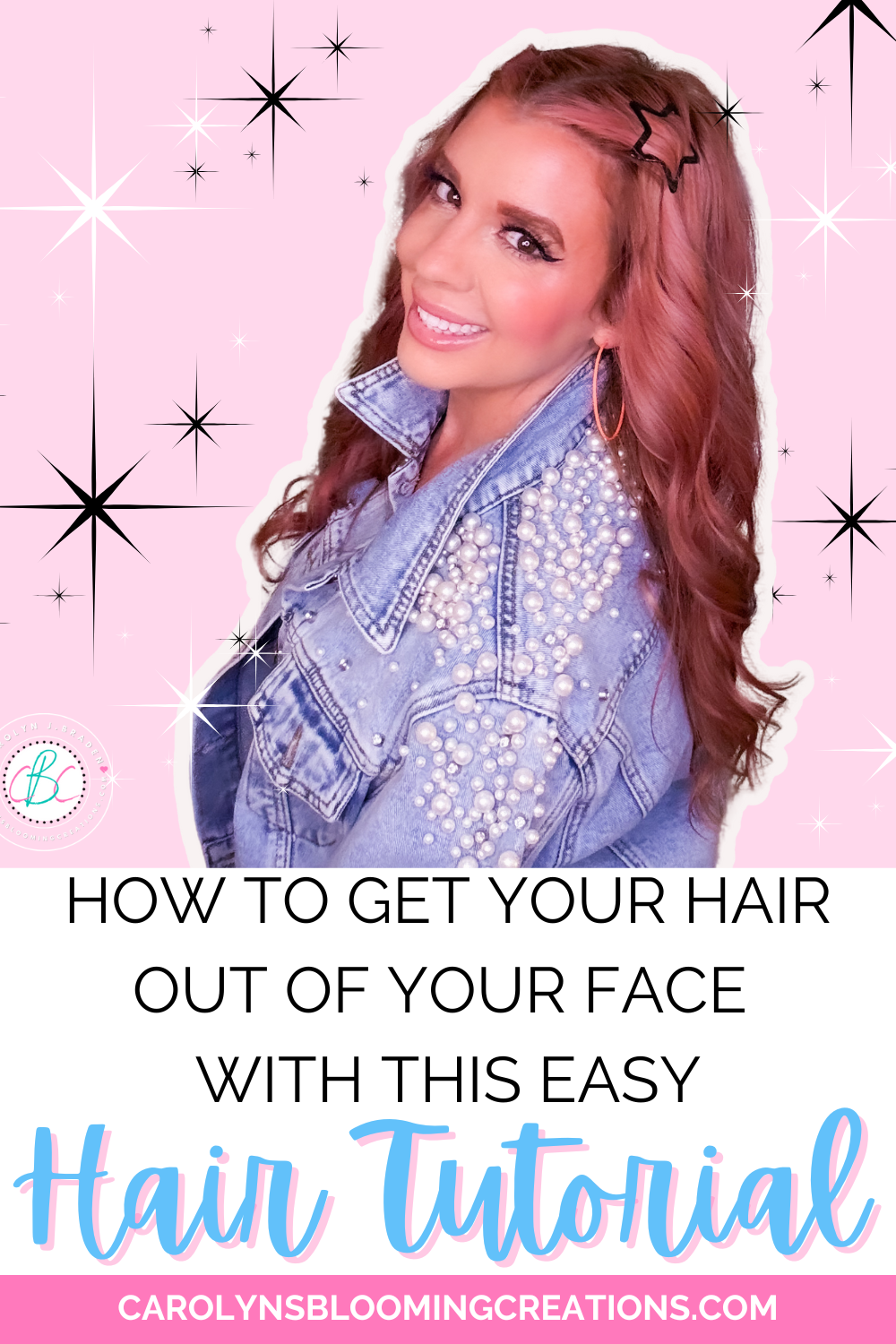 How to Get Your Hair Out of Your Face with this Hair Tutorial — DIY ...