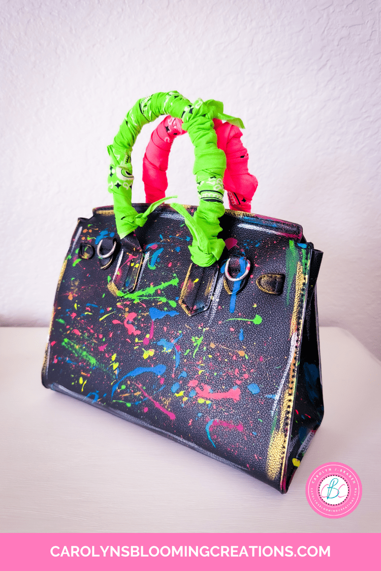 How to Make a Hand Painted Birkin Dupe — DIY Home Improvements Carolyn ...