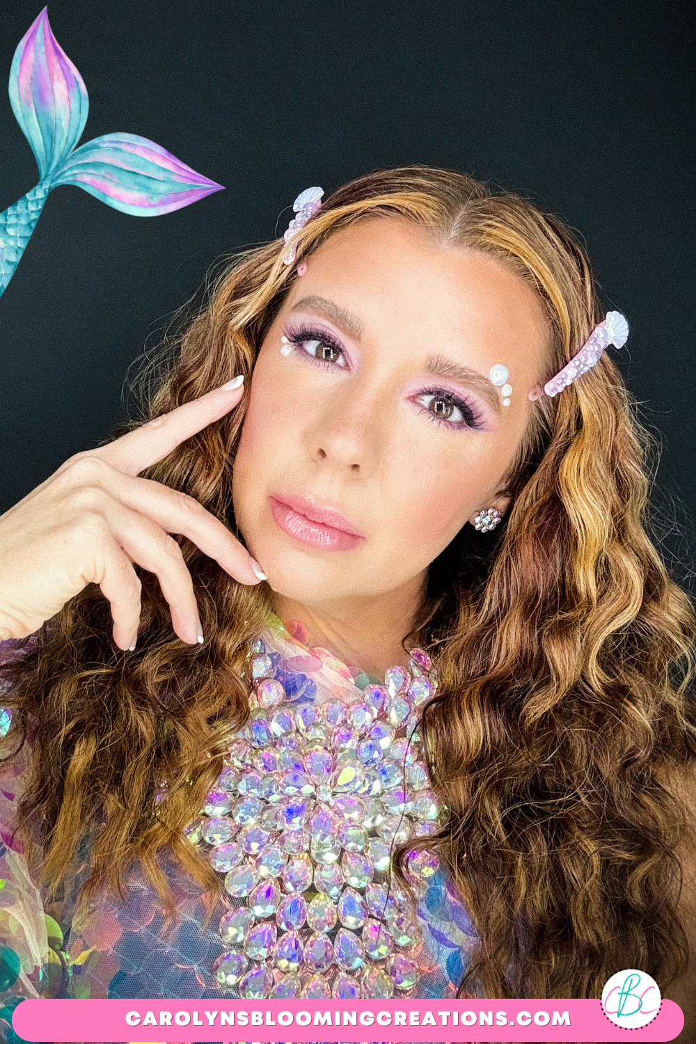 How to Make Mermaid Hair Clips — DIY Home Improvements Carolyn's ...