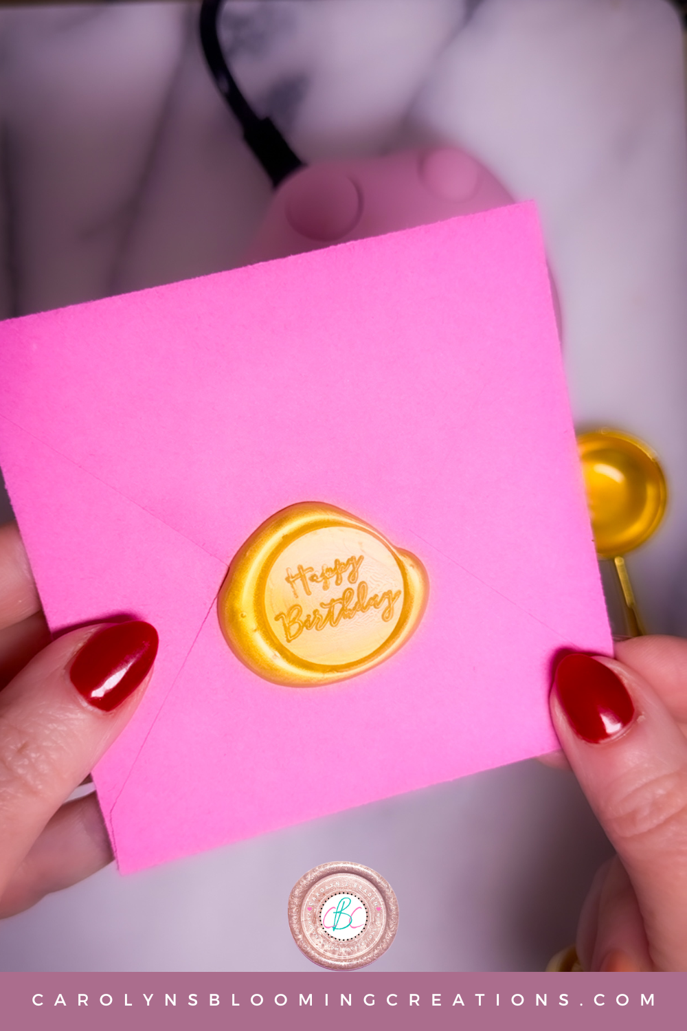 How to Use a Wax Seal Stamp to Seal an Envelope — DIY Home Improvements ...