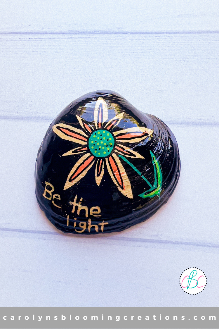 How to Paint Seashells or Rocks and Resin Seal — DIY Home Improvements ...