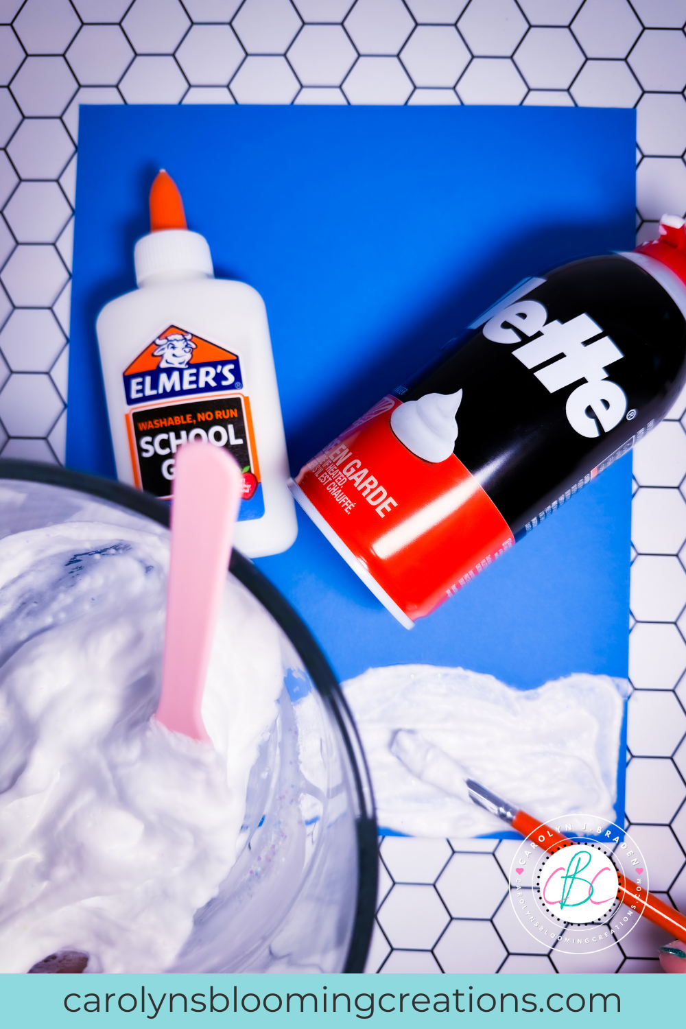 How to Make 2 Ingredient Shaving Cream Puffy Snow Paint — DIY Home ...