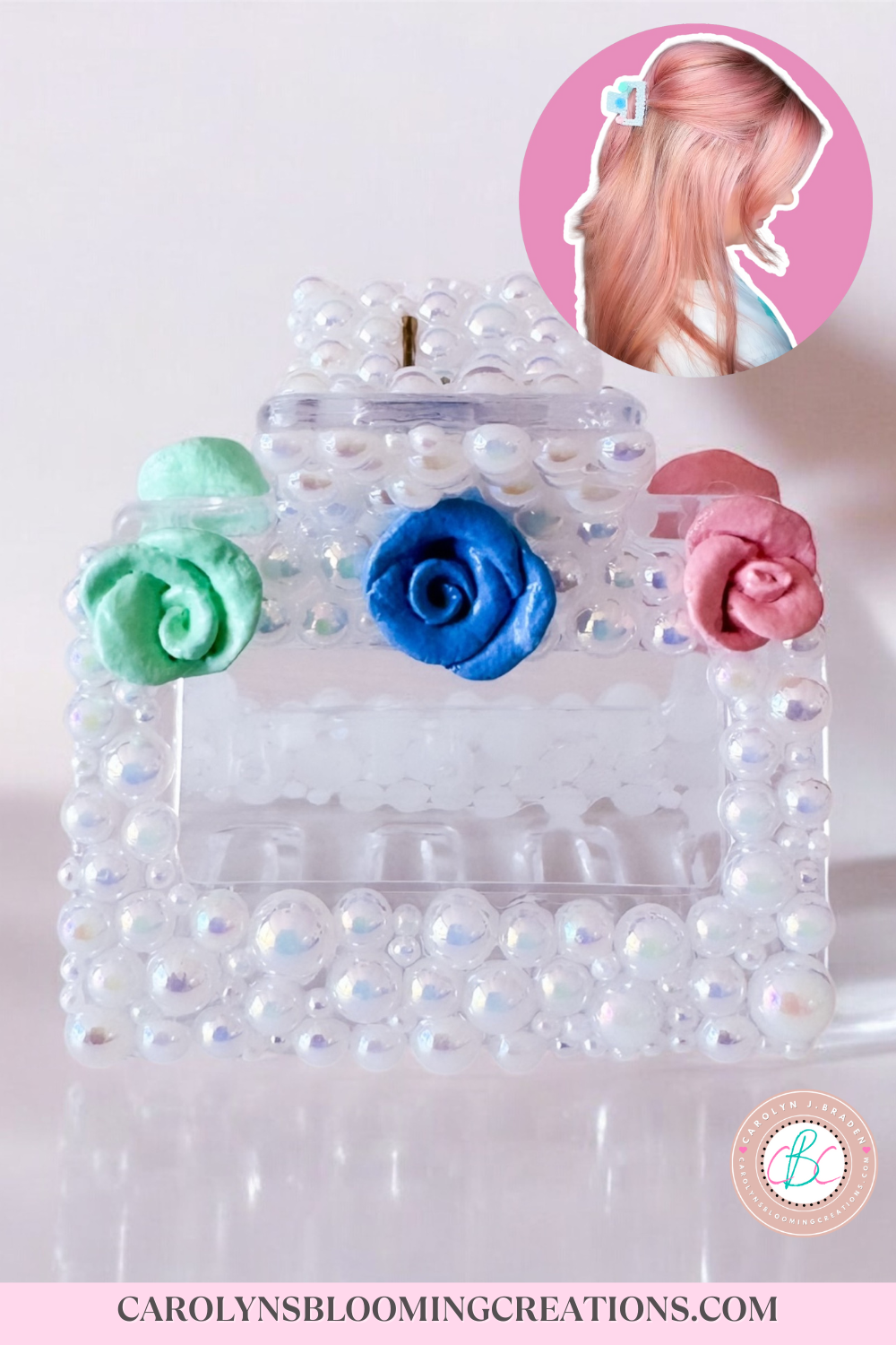 How to Make Bread Dough Roses for Claw Clips and Other Crafts — DIY ...