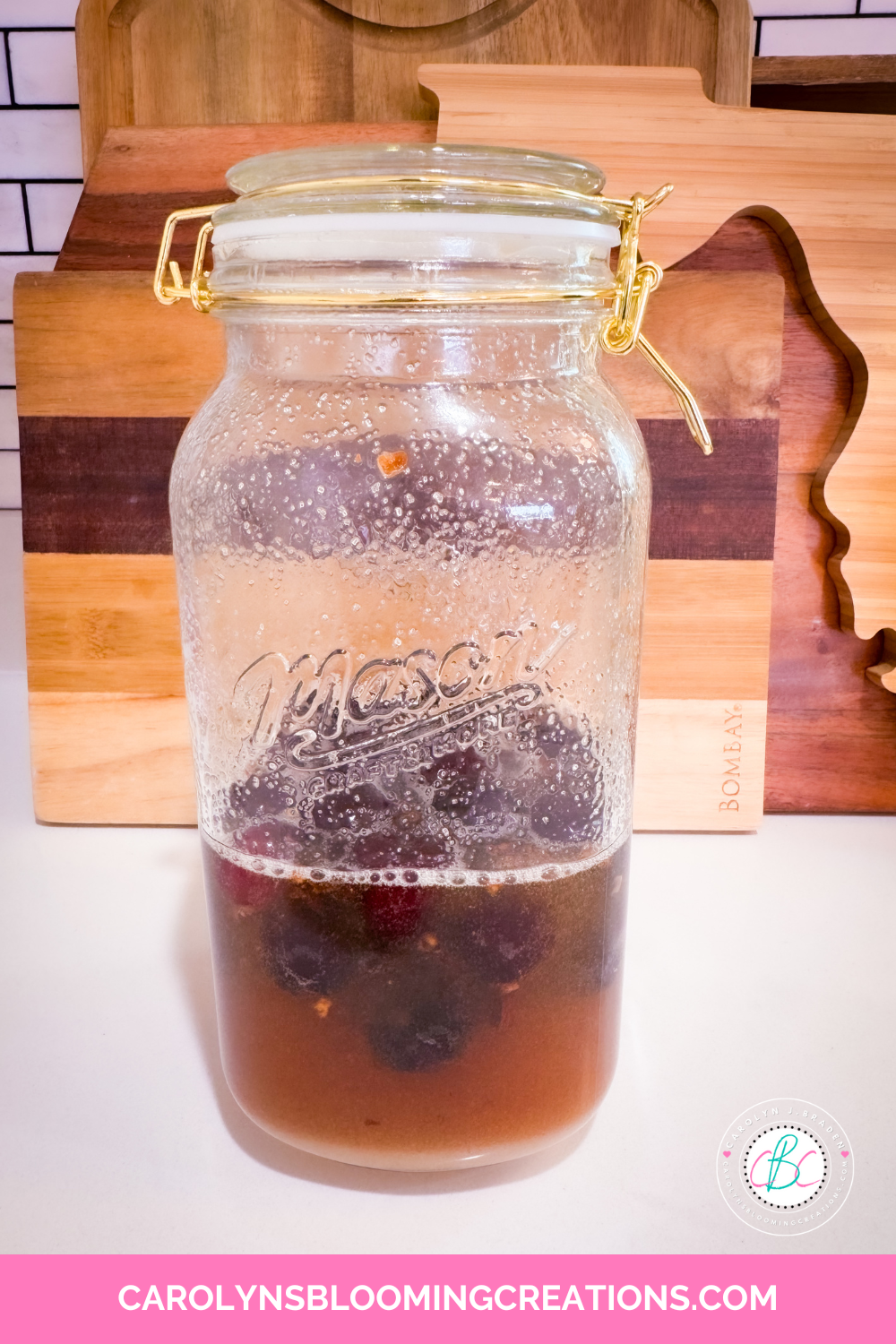 How to Make Cherry Bounce a Summer Recipe for Christmas — DIY Home ...