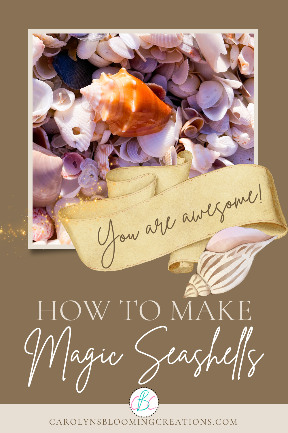 How To Make Magic Seashell Gifts + Shell Poem — DIY Home Improvements ...