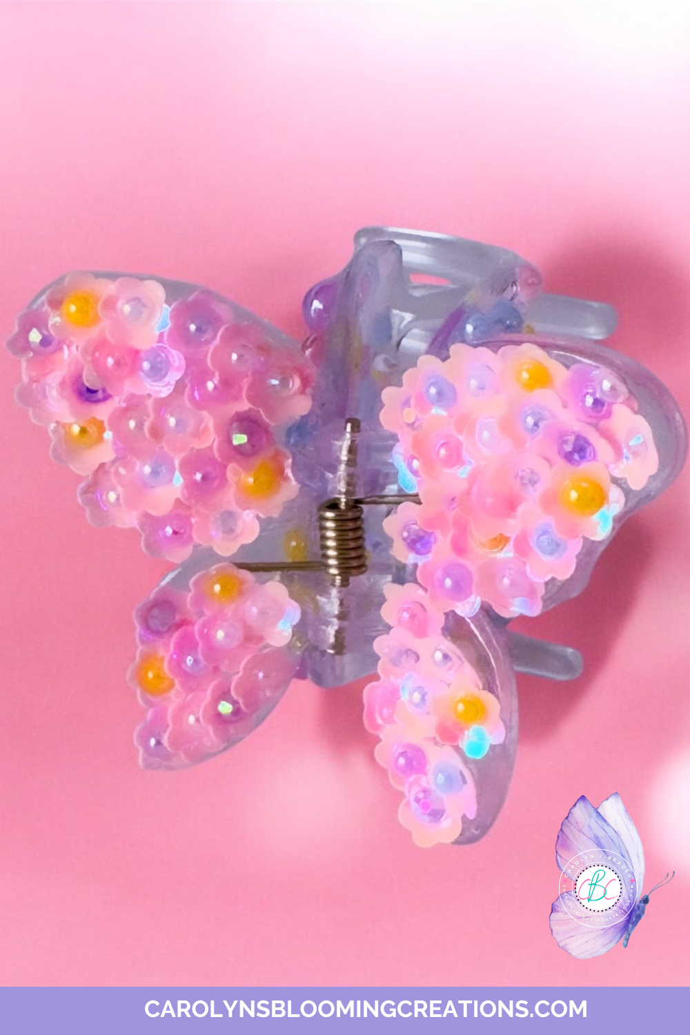 How to Make a Sequin Butterfly Claw Clip — DIY Home Improvements ...