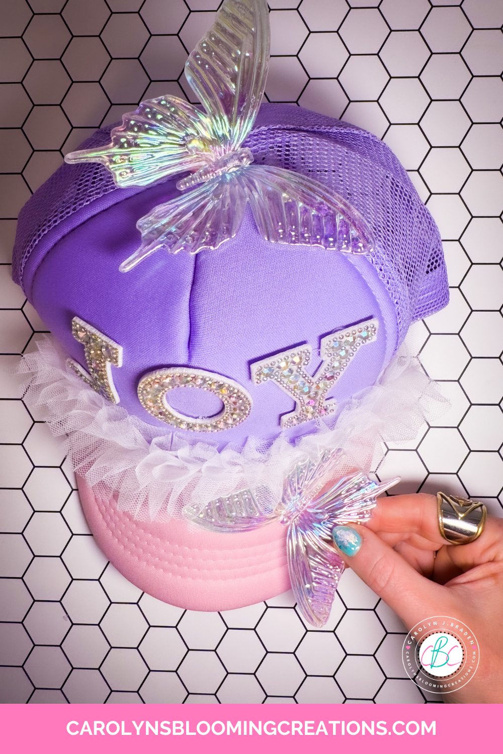 How to Make a DIY Junk Trucker Hat — DIY Home Improvements Carolyn's ...