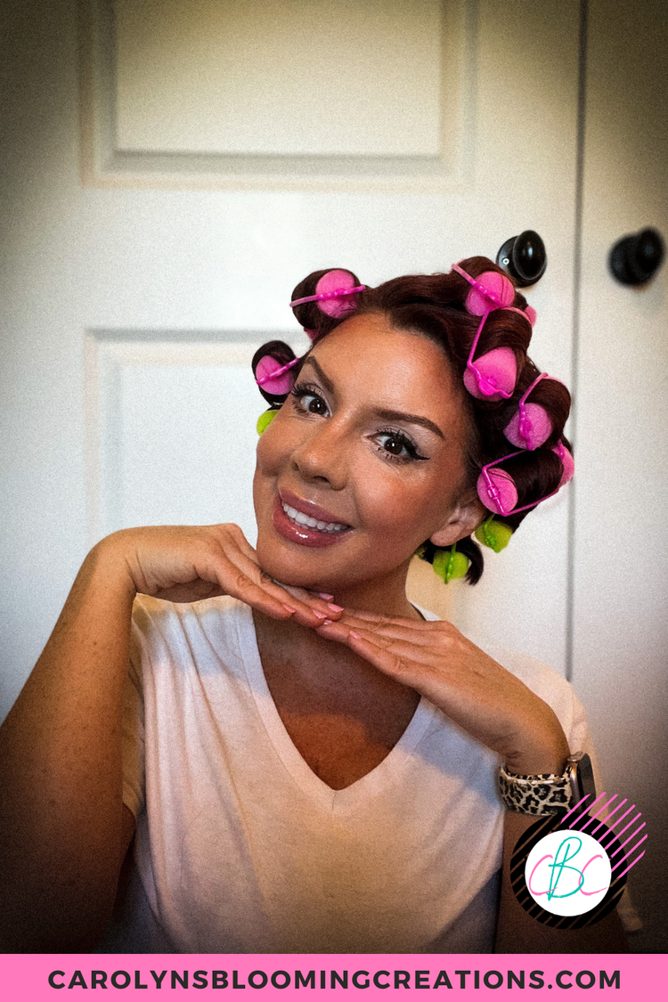 How To Use Sponge Rollers for Big Hair — DIY Home Improvements Carolyn's Blooming Creations