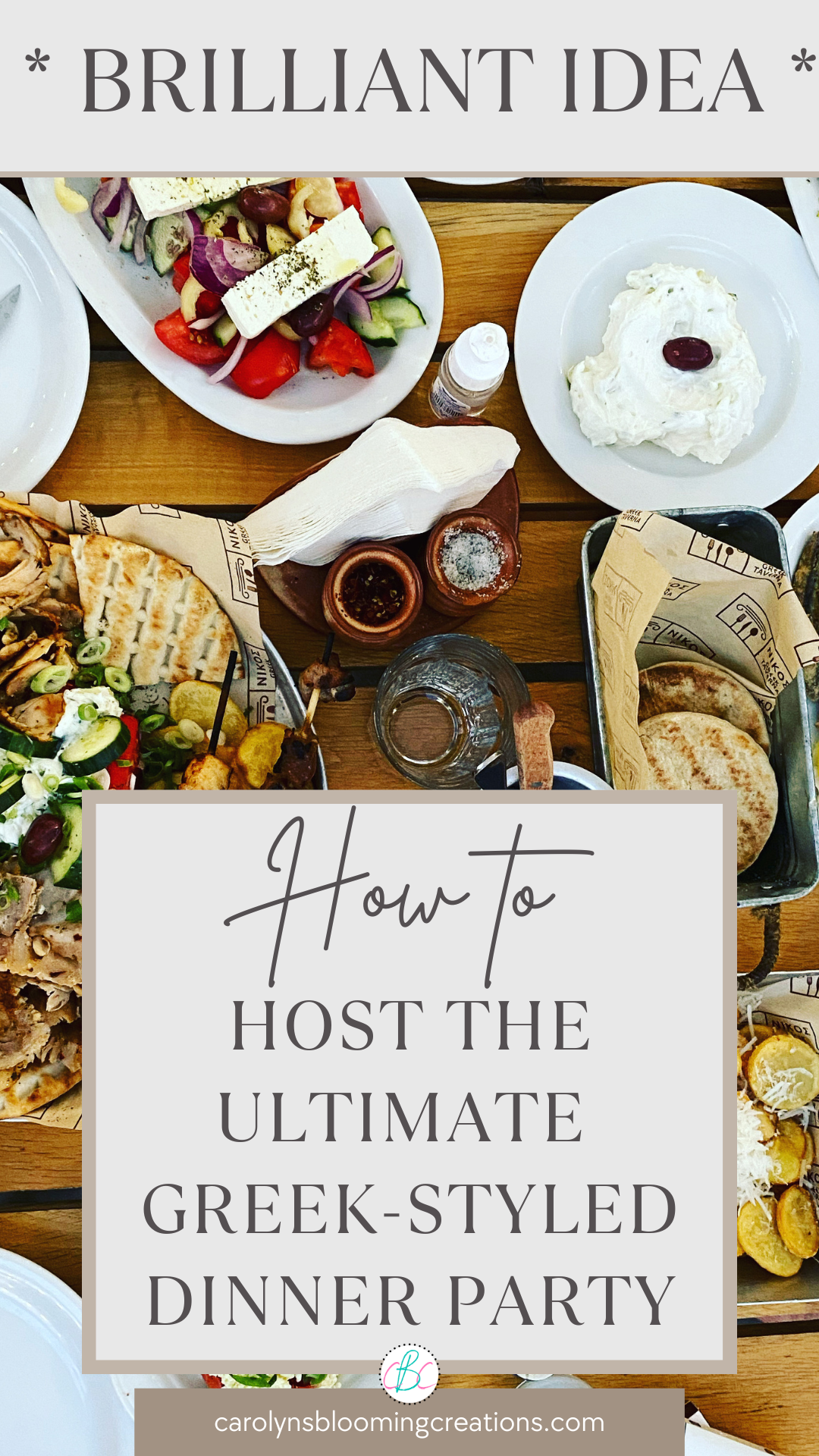 How to Host the Ultimate Greek-Styled Dinner Party — DIY Home ...