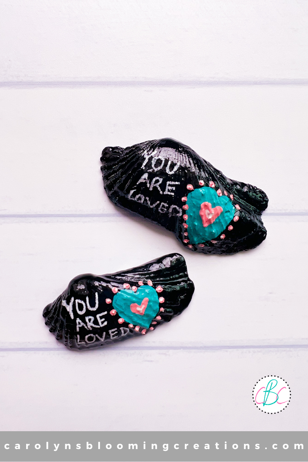 How to Paint Seashells or Rocks and Resin Seal — DIY Home Improvements ...