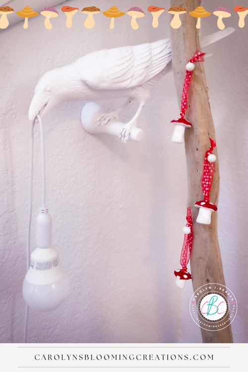 How to Make Air Dry Bread Clay Mushroom Ornaments — DIY Home ...