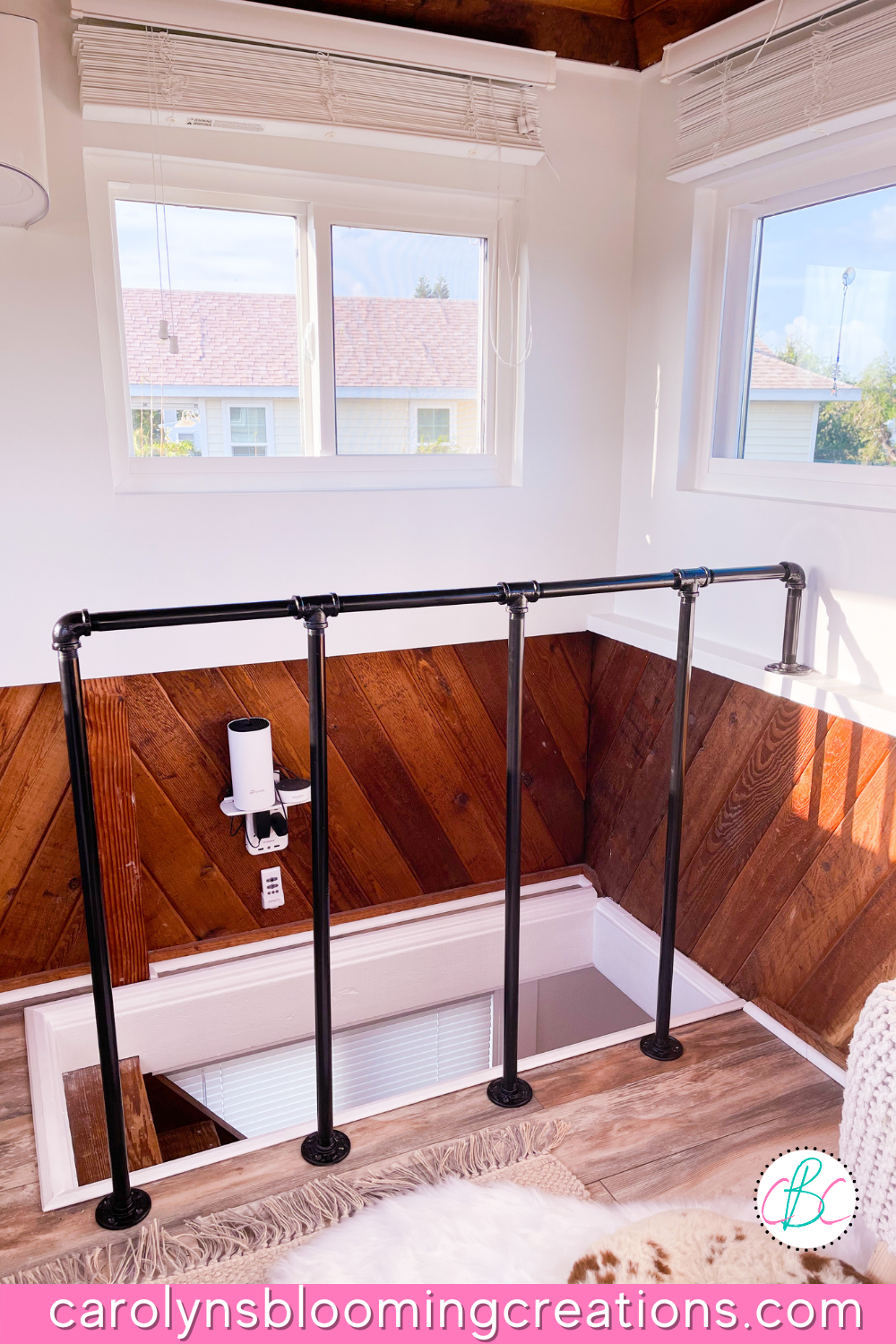 How To Make a DIY Pipe Balcony Safety Rail — DIY Home Improvements ...