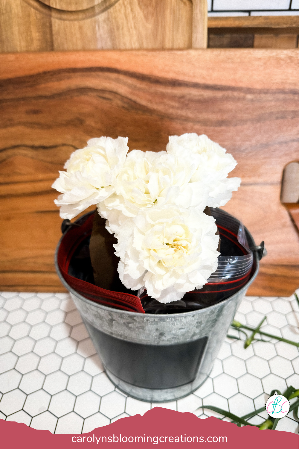 How To Make A Flower Dog Arrangement — DIY Home Improvements Carolyn's ...