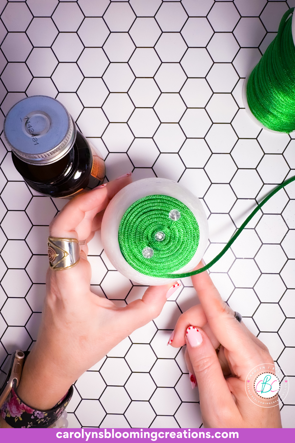 How to Make Satin Cord Ornaments — DIY Home Improvements Carolyn's ...