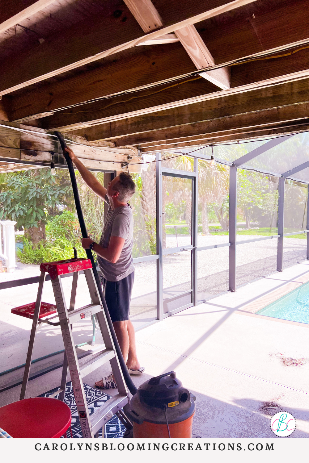 How To Hide Ugly Ceilings With Reed Fencing — DIY Home Improvements ...